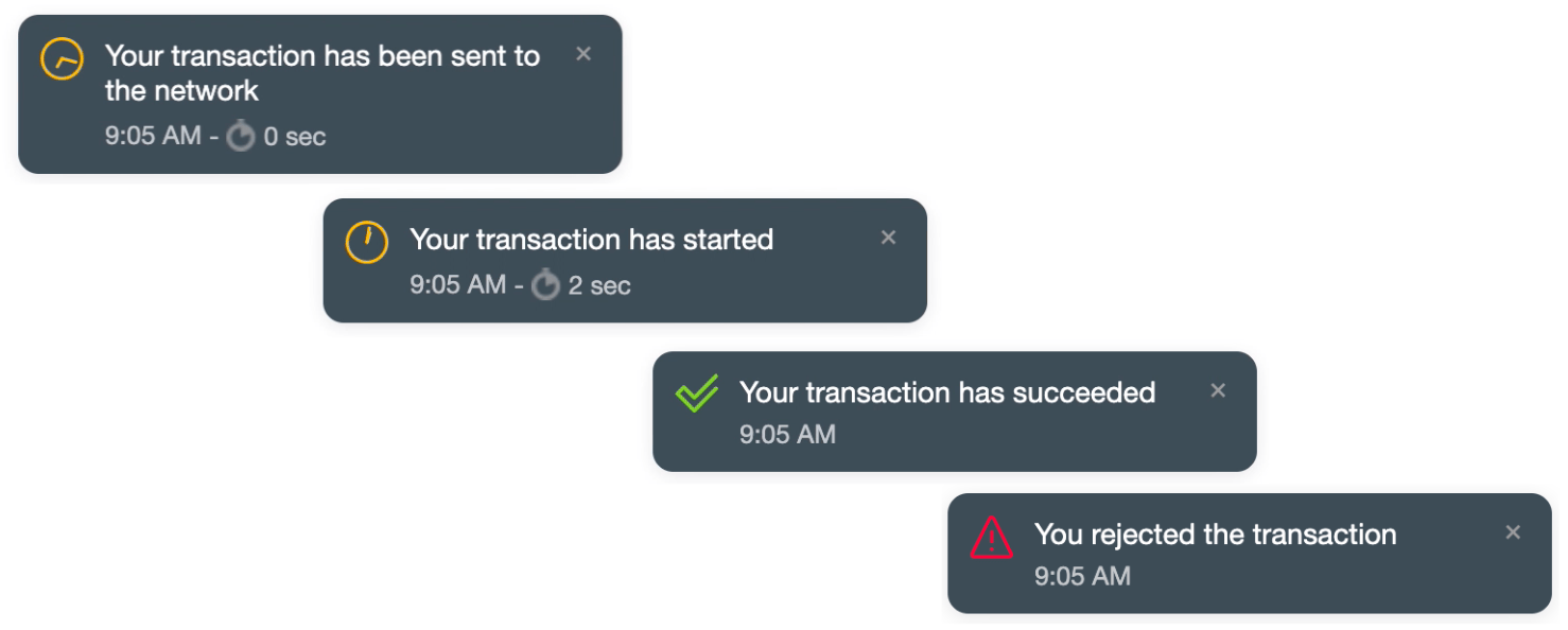 Introducing Notify.js — Easy Front-End Notifications for Dapp Developers